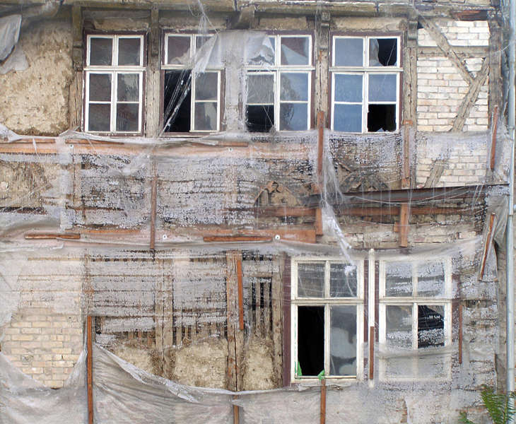 Derelict Building Facade Texture