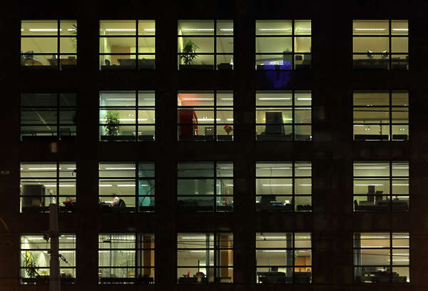 Night Building Texture Office Building At Night Seamless Texture Tile