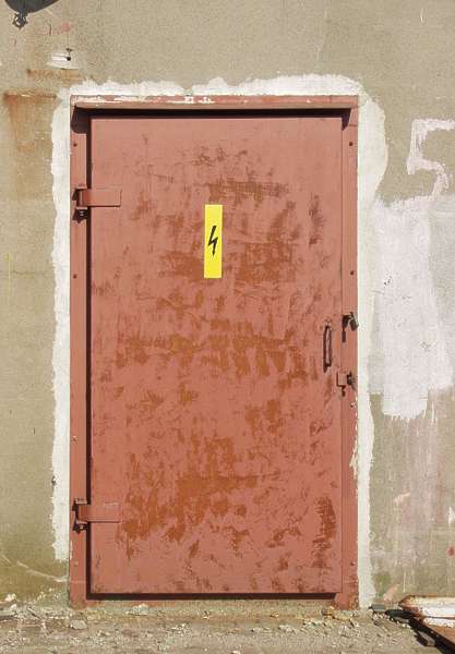 Rust Colored Front Door