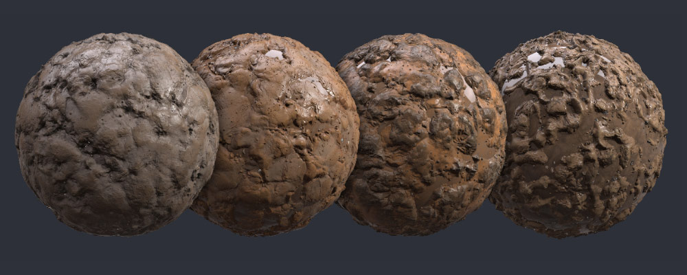 Stylized Mud Material 2 (Customizable)