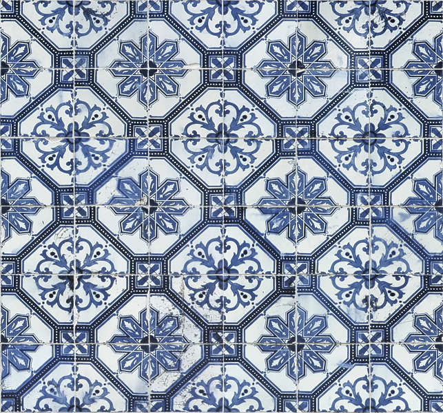 TilesAzulejoBlue0070 - Free Background Texture - tiles ornament pattern ...