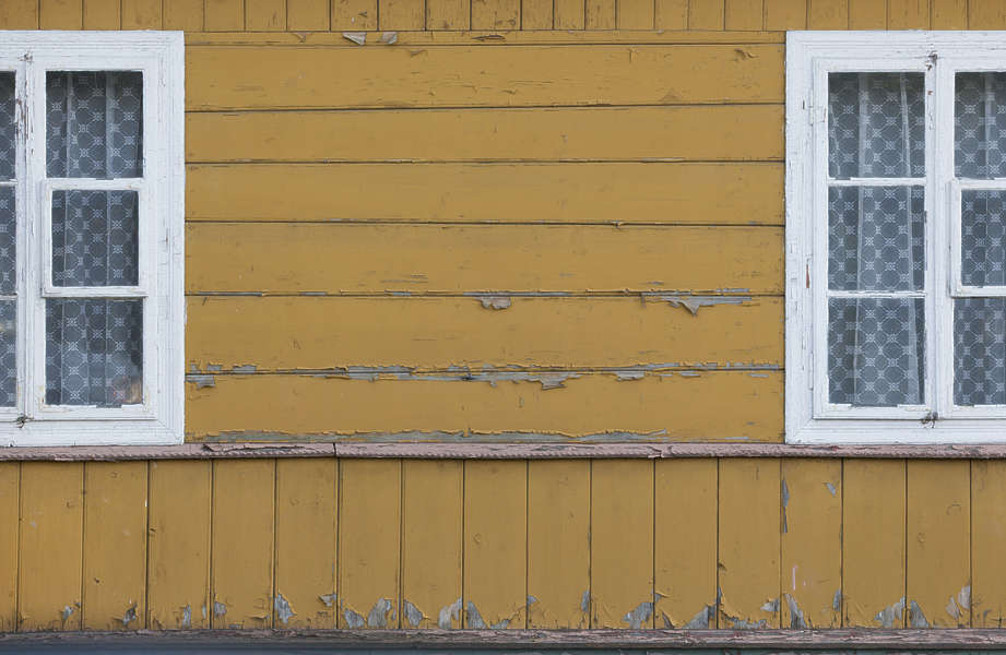Yellow Wood Siding Texture